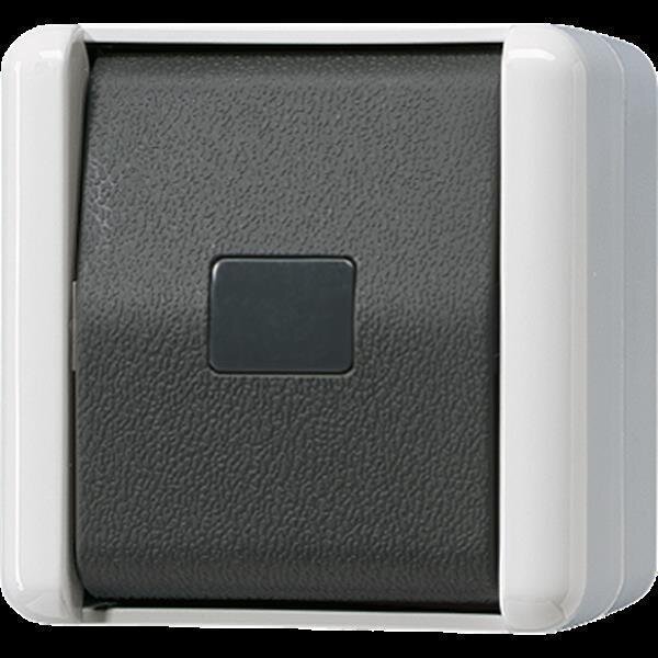 Jung 831W Taster, 10 AX, 250 V ~, Schließer 1-polig, Symbol, 13,69