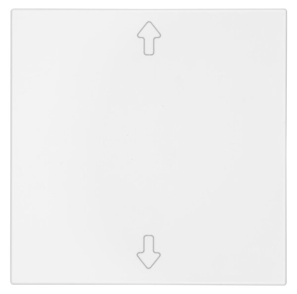 Tastsensor-Wippe 1-fach, Symbol Pfeil, ähnlich reinweiß RAL 9010, 4,53