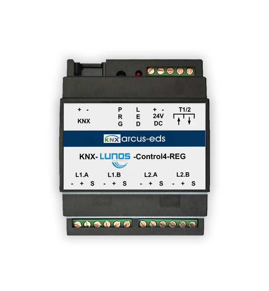 Arcus-eds KNX-Lunos-Control4-REG Ansteuerung der dezentralen Lüftungs ...