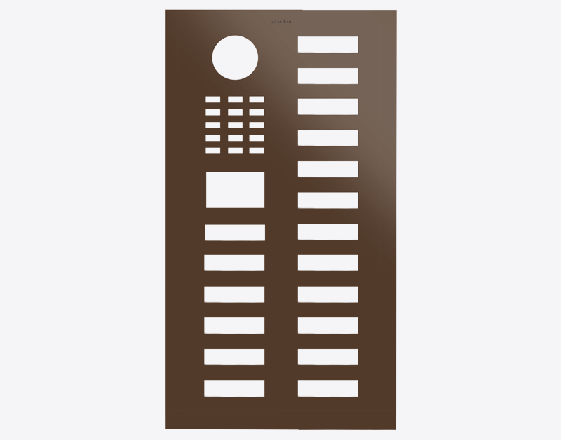 Doorbird D2118V Frontblende RAL 8028, 940,23