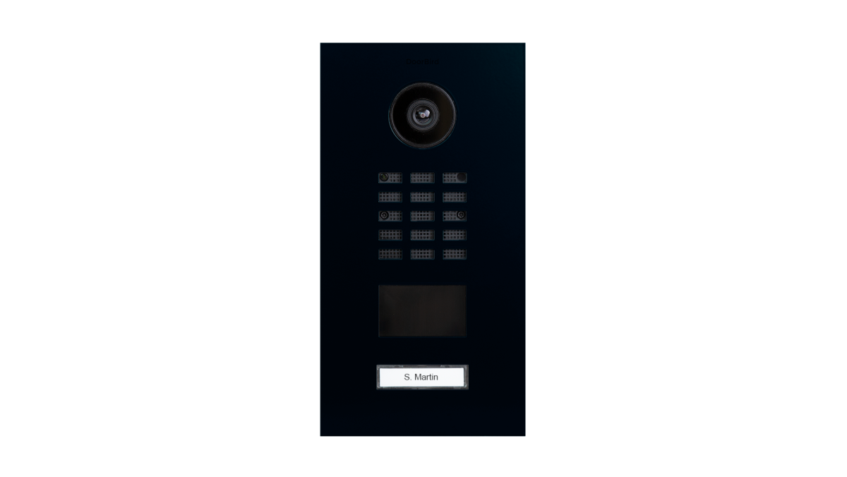 Doorbird D2101V IP Video Türsprechanlage RAL 5004, 987,51